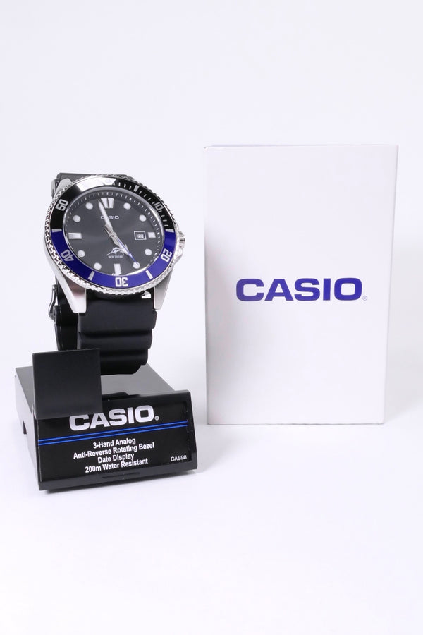 Casio MDV-106B-1A1V Watch - Black/Blue - Due West