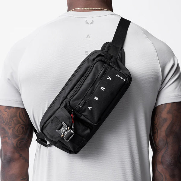 ASRV Cordura® Tech Crossbody Pack Bag - Black - Due West