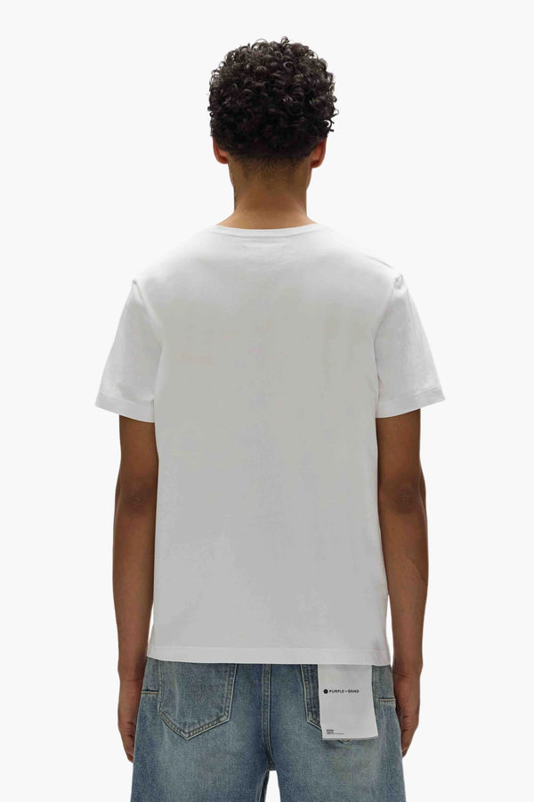 Purple Brand Above & Below Tee - White - Due West