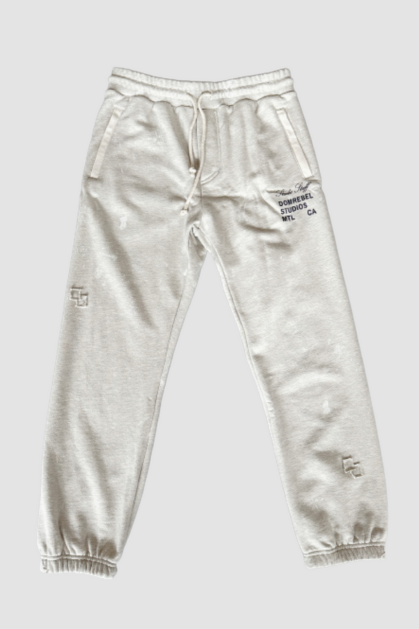 DOMREBEL Staff Sweatpants - Greige - Due West